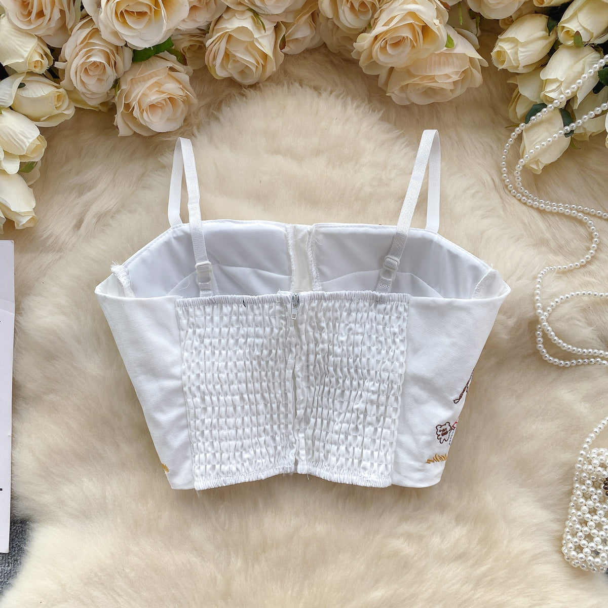 Chic Embroidered Padded Camisole– irococo