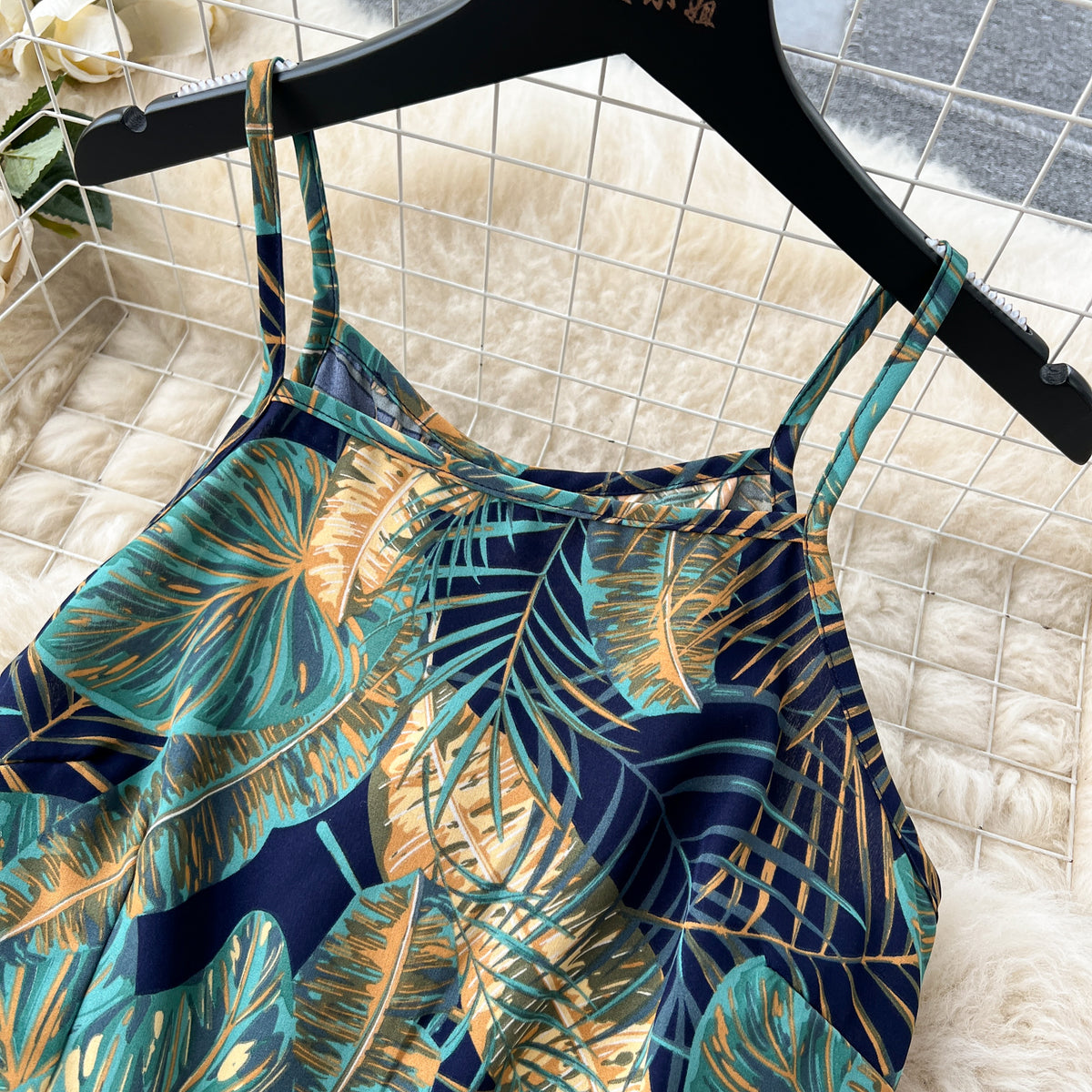 Lace-up Camisole&Slit Skirt 2Pcs– irococo