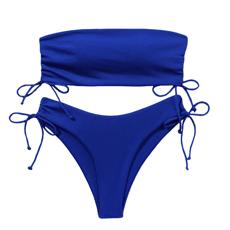 Drawstring Tankini with Detachable Strap– irococo