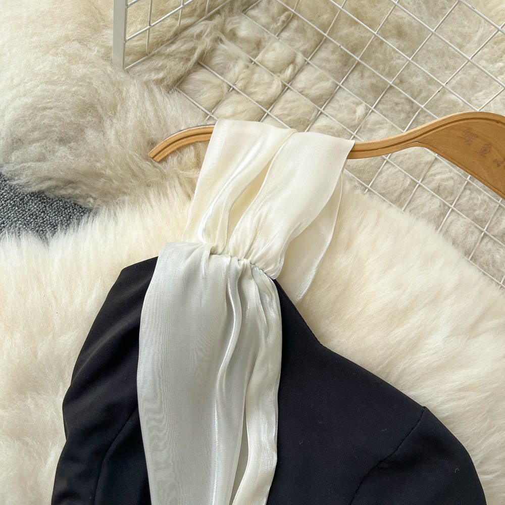 Black&White Clashing A-line Princess Dress– irococo