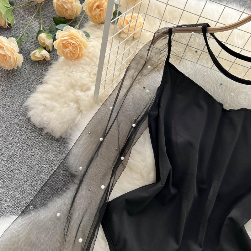 Mesh Patchwork Knitted High-cut Lingerie– irococo